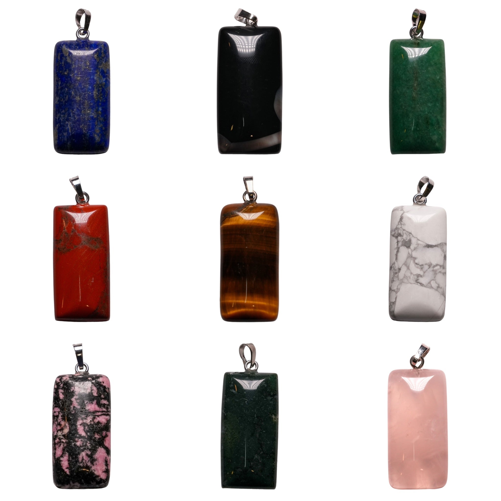 Pendentifs en pierre naturelle